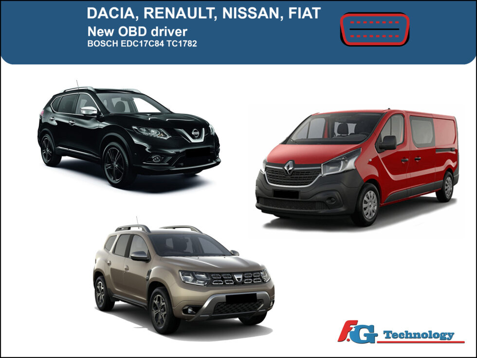 Bosch EDC17C84 Renault now available in OBD | FG Technology